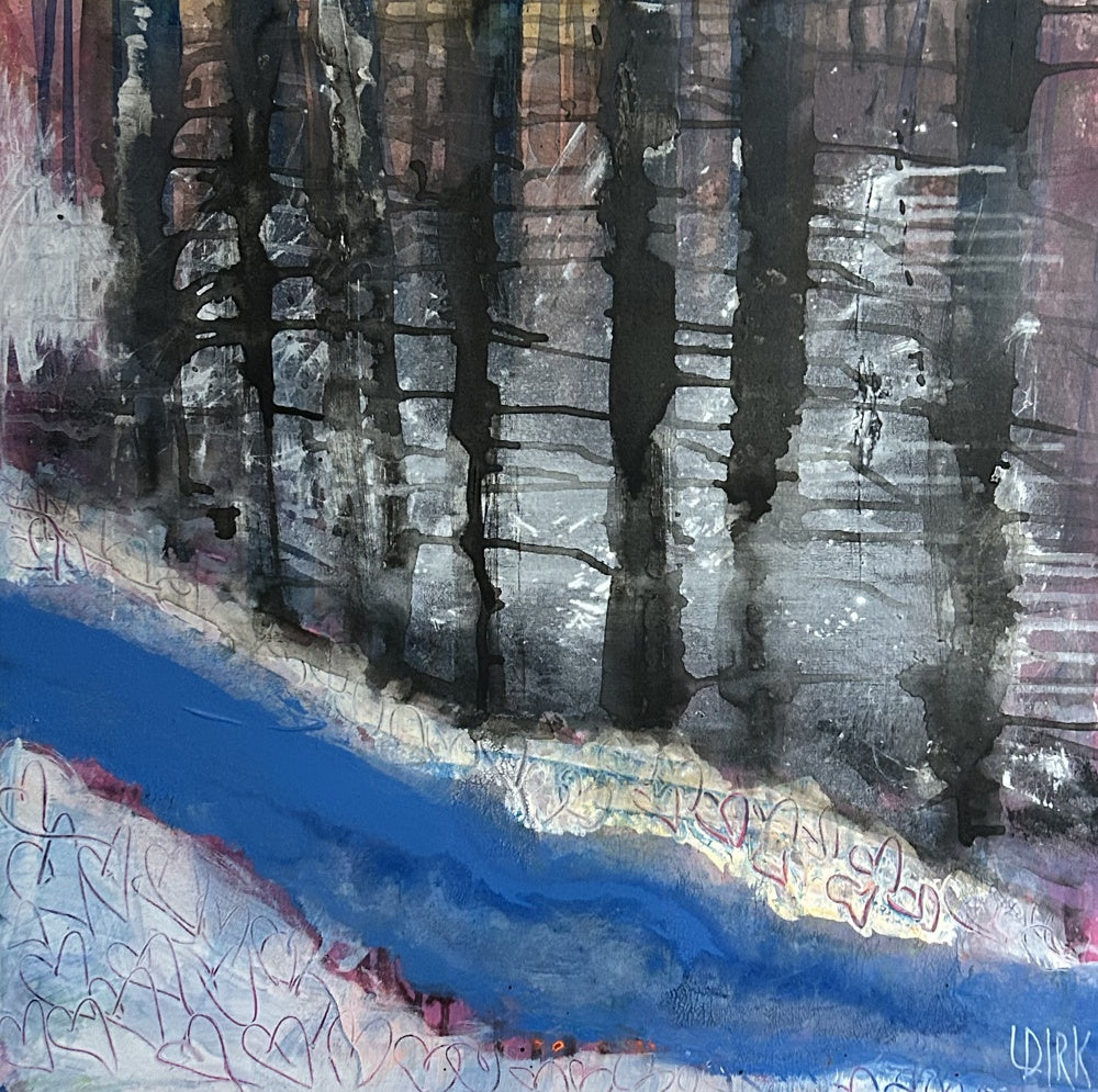 Pink in the Forest | helloart