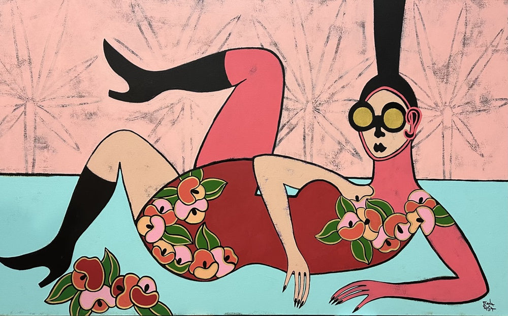 Reclining in the tropic | helloart