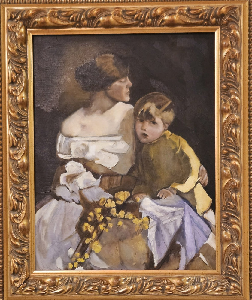 Mother and son | helloart