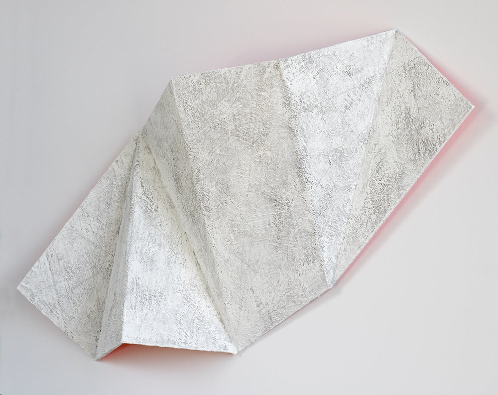 Corrugation In Iridescent Silver 2 | helloart