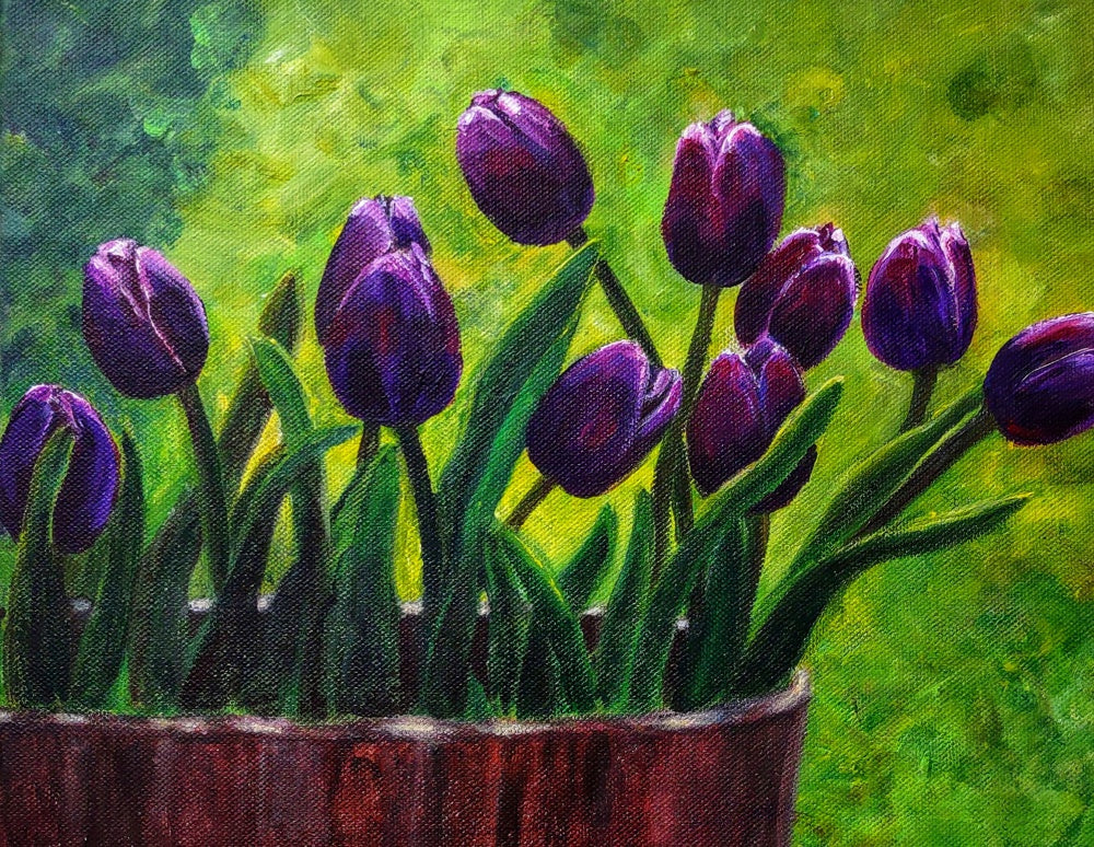 Dark Tulips | helloart
