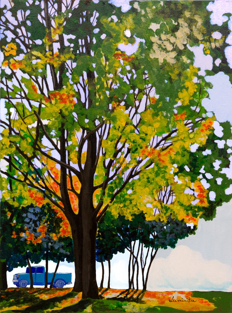 Blue Truck | helloart