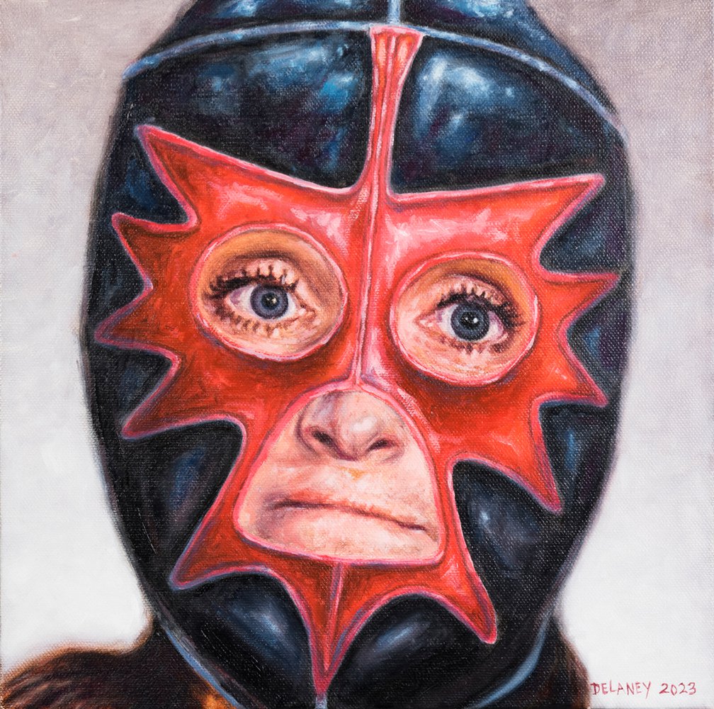 Wrestling Mask Portrait of Chrystia Freeland | helloart