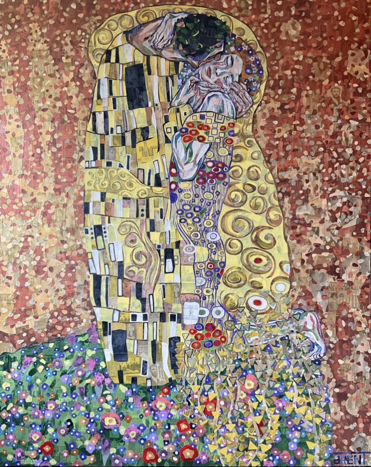 Artists Masterpiece Series: Gustav Klimt, The Kiss | helloart