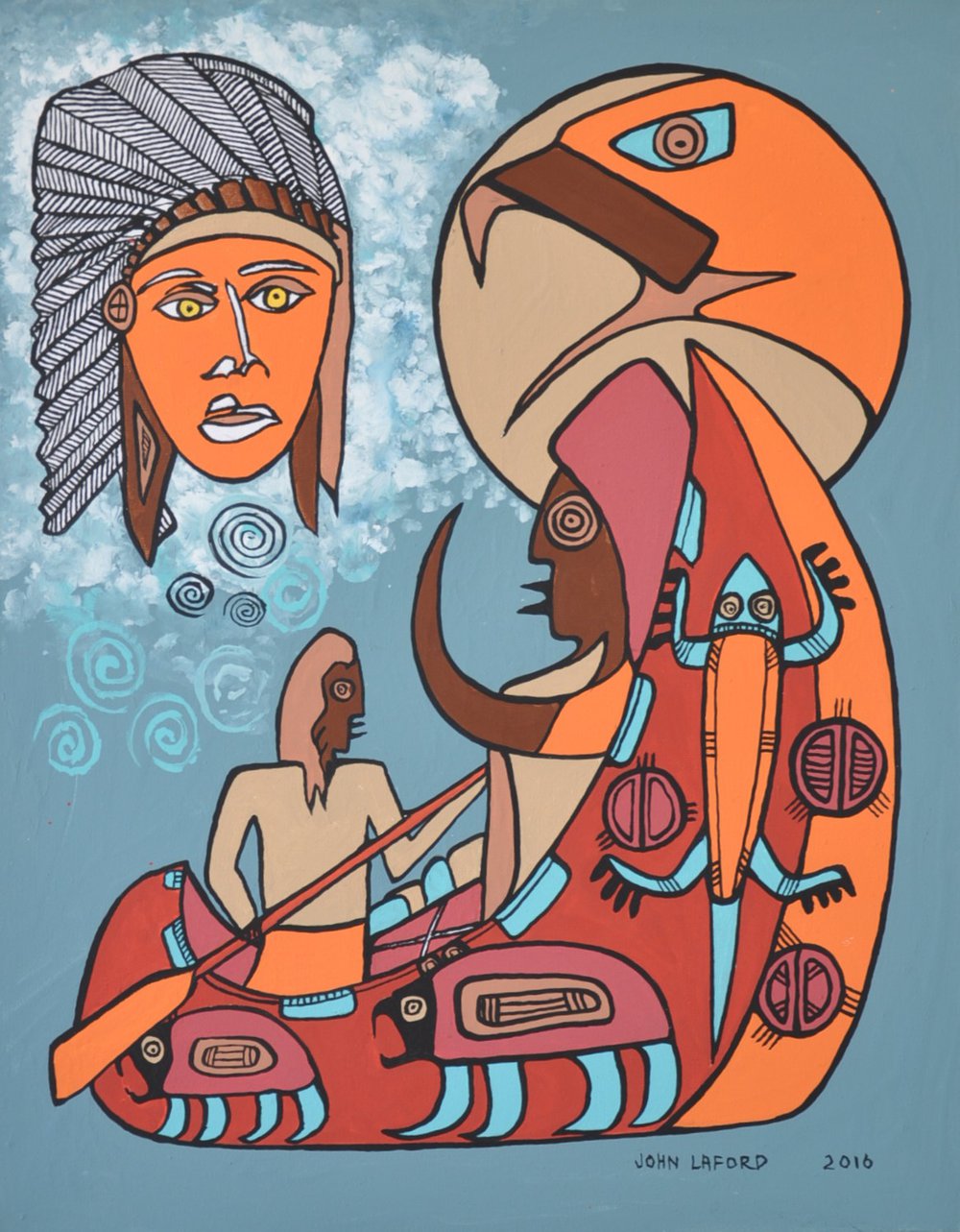 Nishnaweese on the Lake | helloart