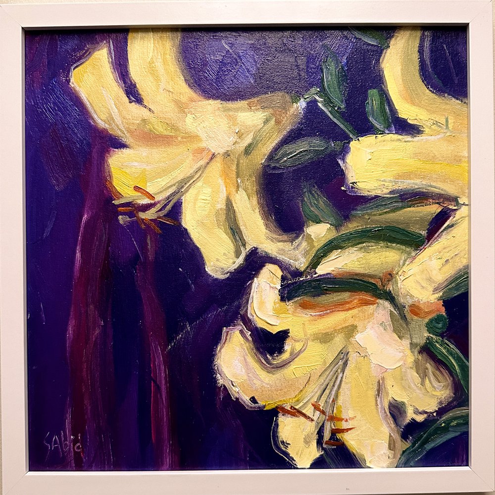 Gold Lilies I | helloart