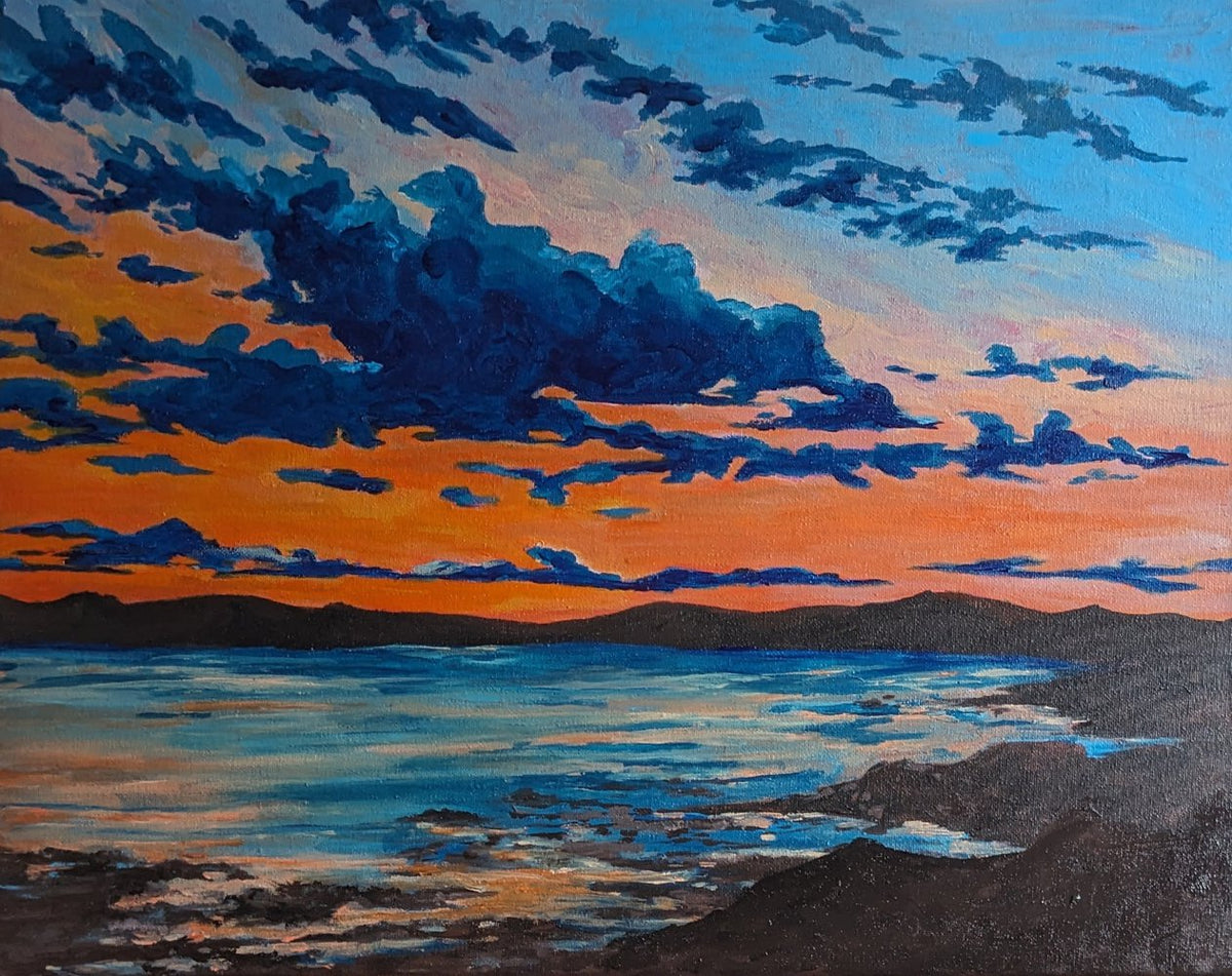 Blue Evening Skies | helloart