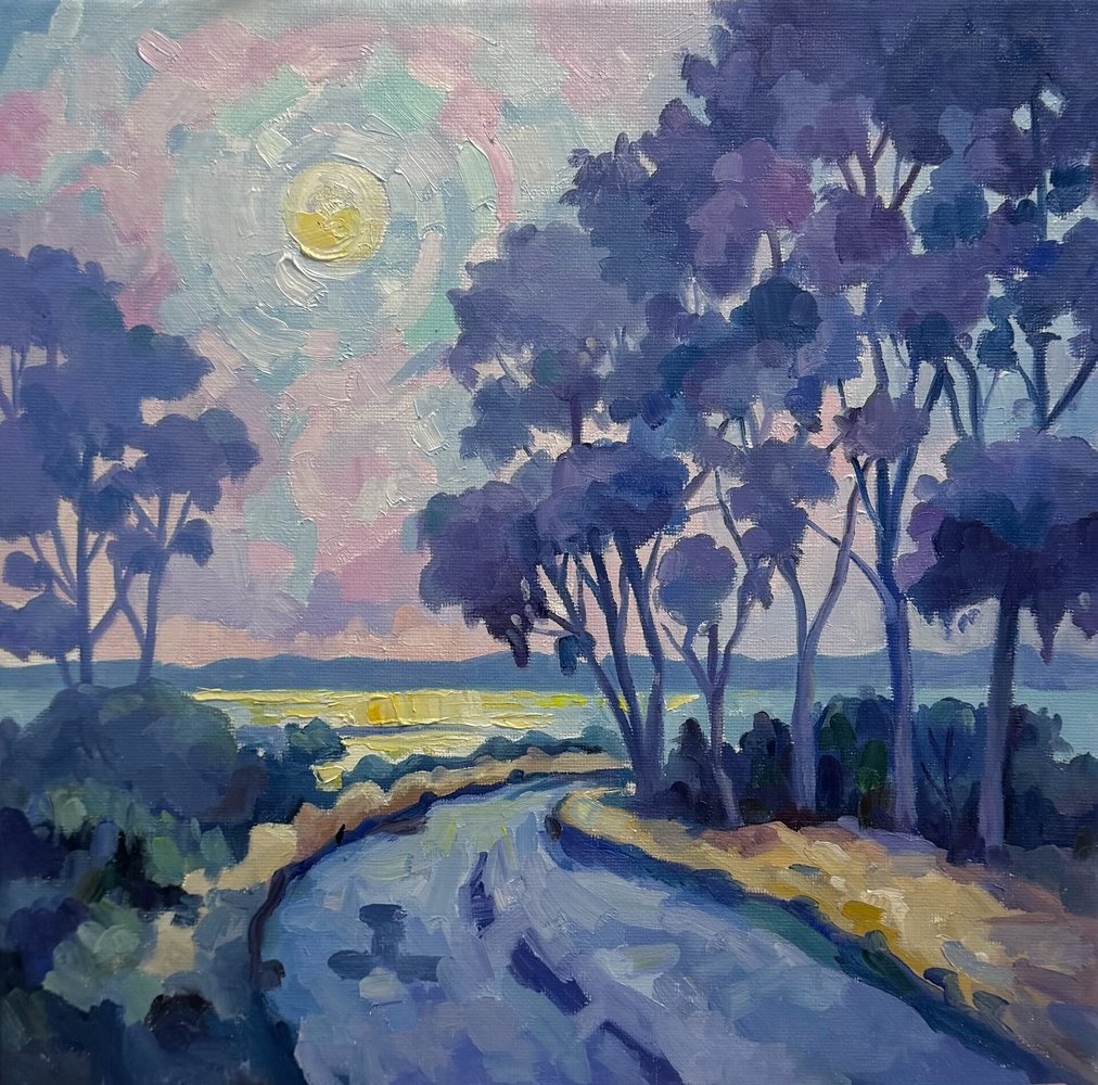 Moonlit Pathway | helloart