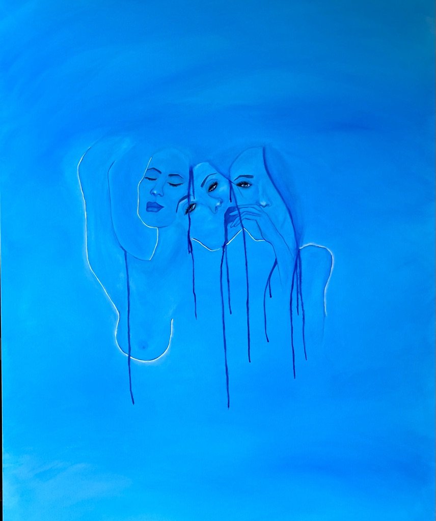 Three Shades of Blue | helloart