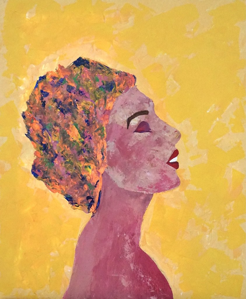 The Yellow Lady | helloart