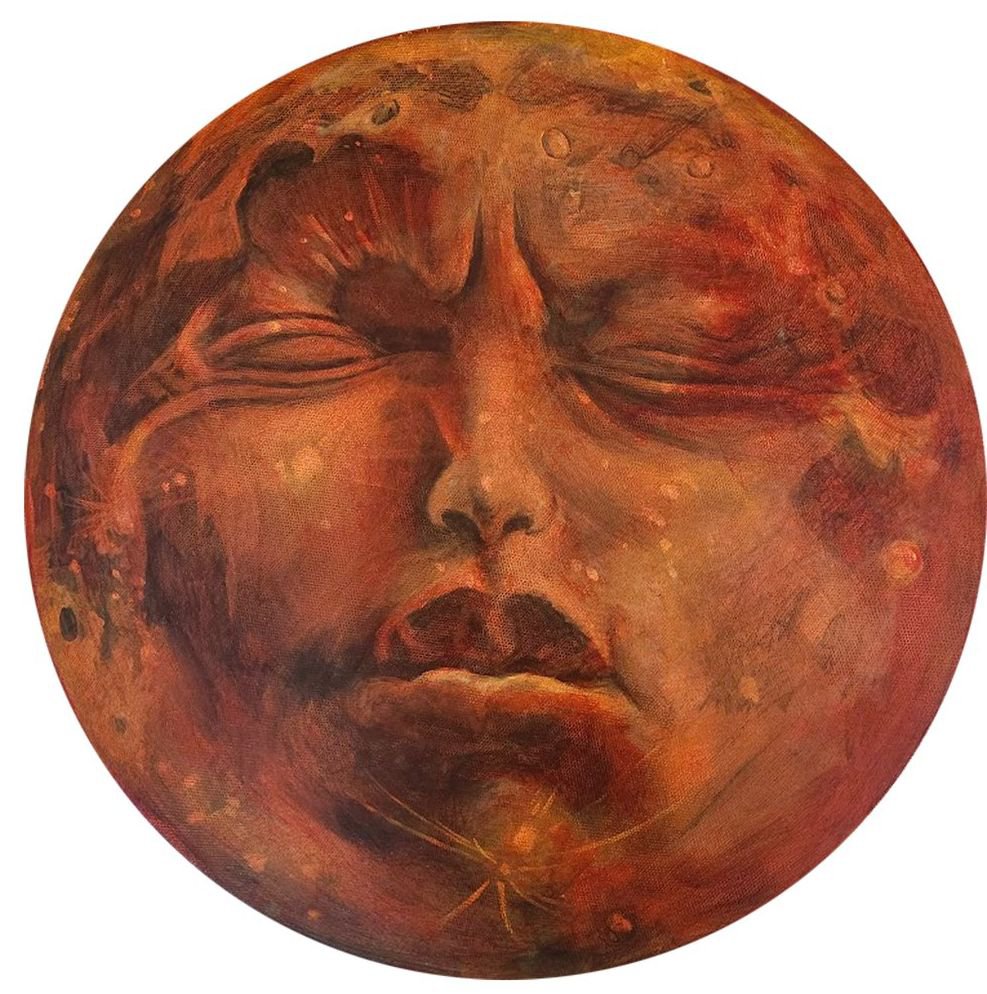 Broody Moon | helloart