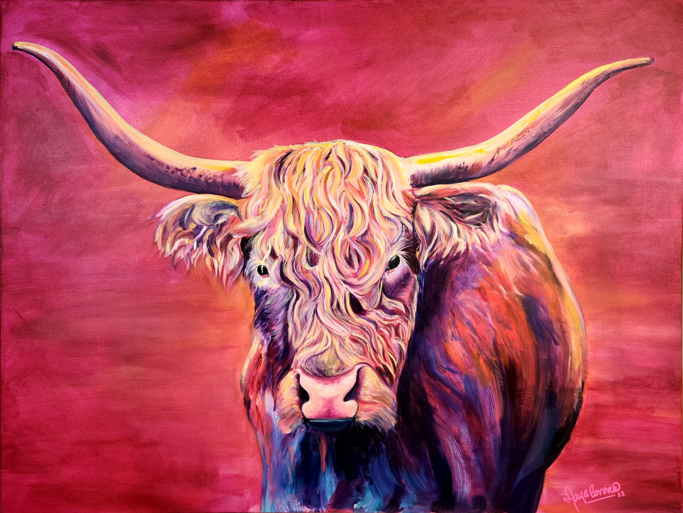 Eilean The Scottish Highland Cow | helloart
