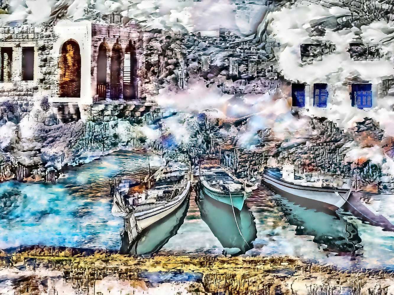 Refuge Behind the Rock | helloart