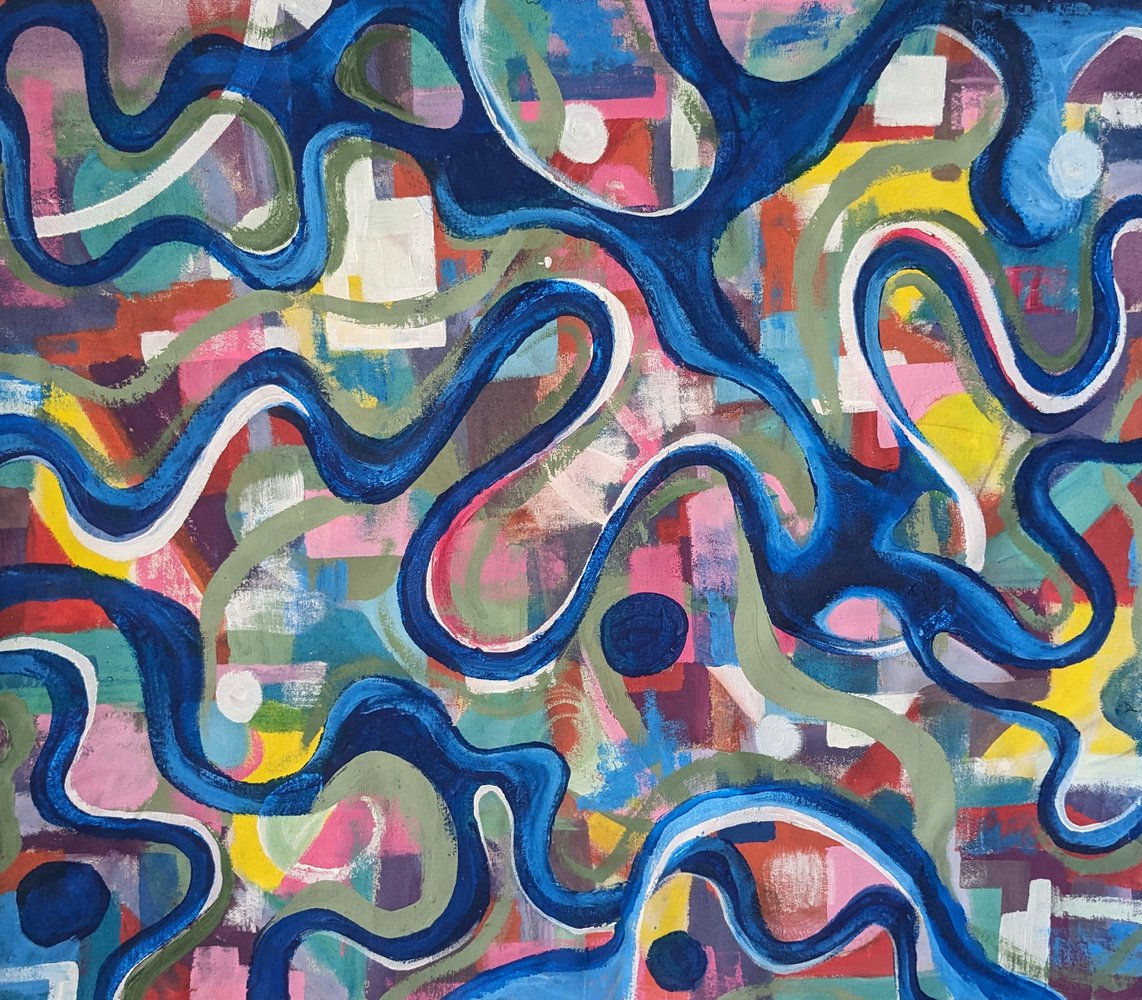 blue flow | helloart