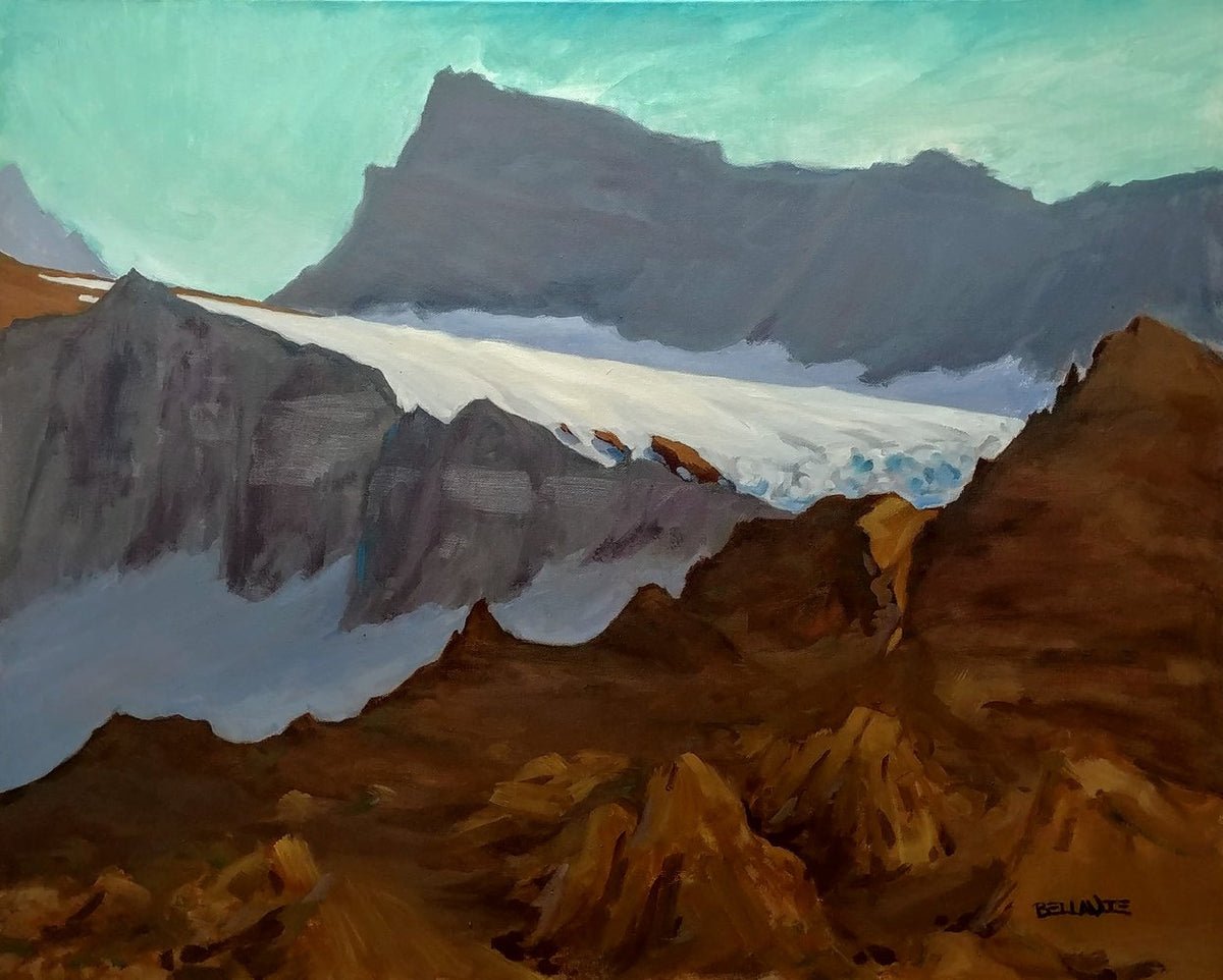 The Crowfoot Glacier | helloart