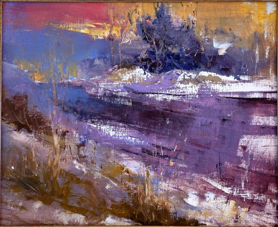 Landscape in Purple | helloart