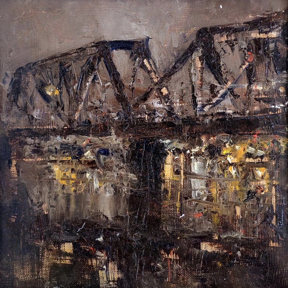 Commanda Bridge at Night | helloart