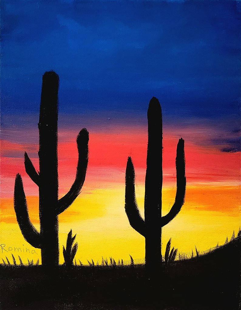 Desert Sunset | helloart