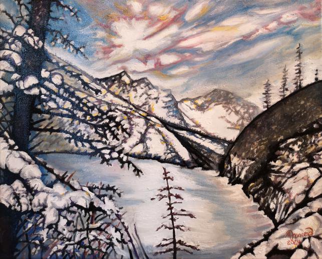 Rockies' Sunset | helloart