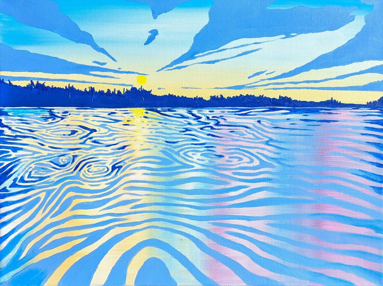 Soft River Swirl | helloart