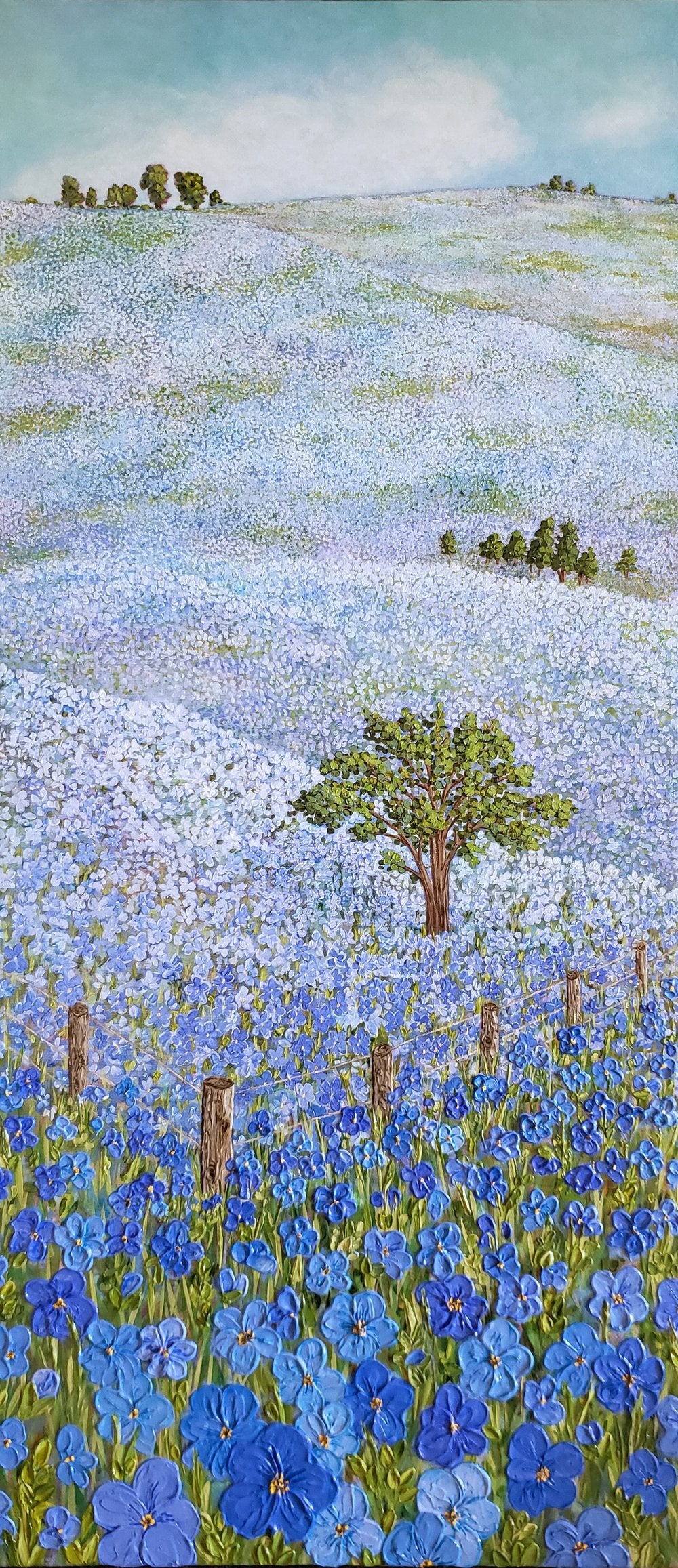 Heavenly Blue Forever | helloart