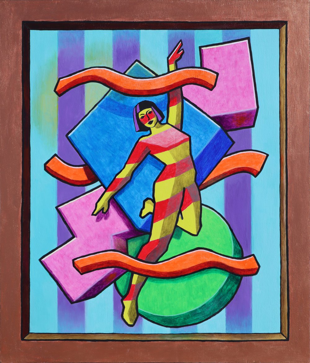 Striped Woman | helloart