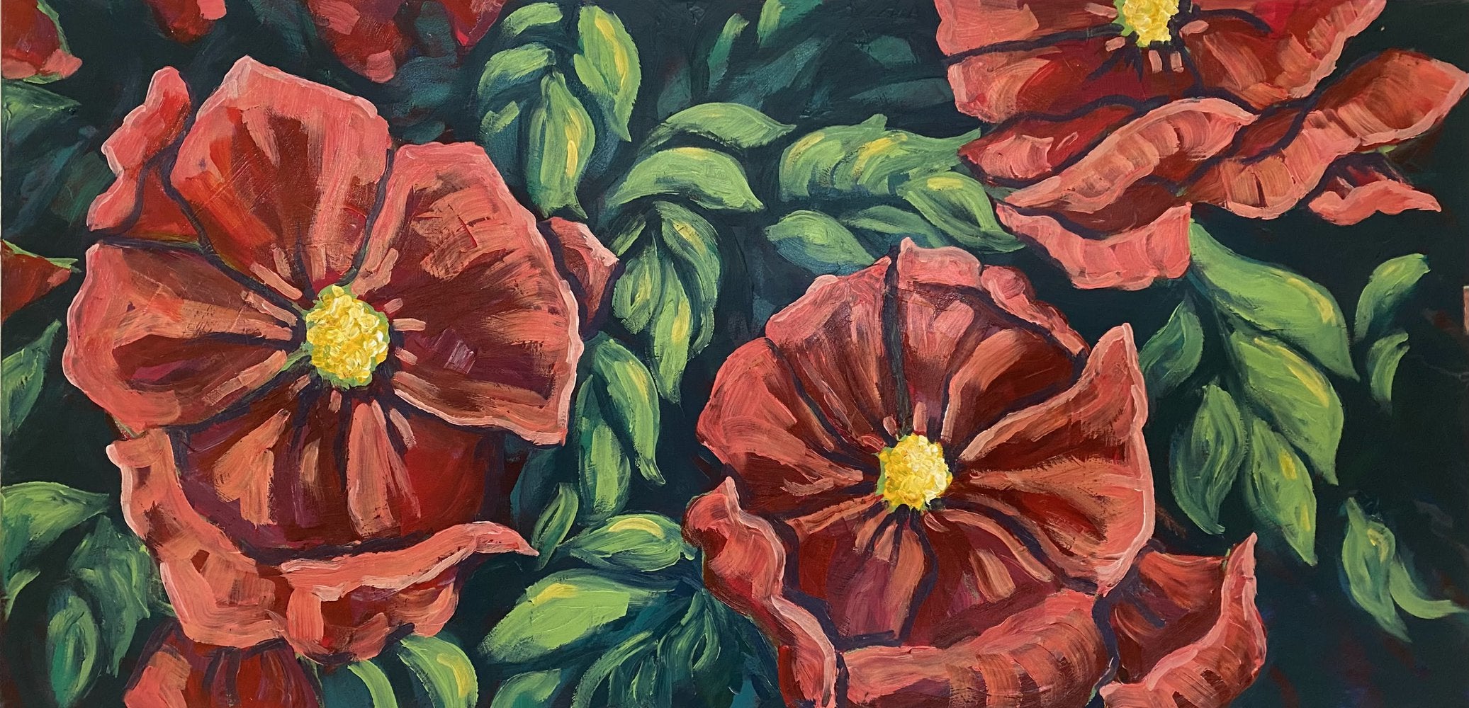 Red Camellias | helloart