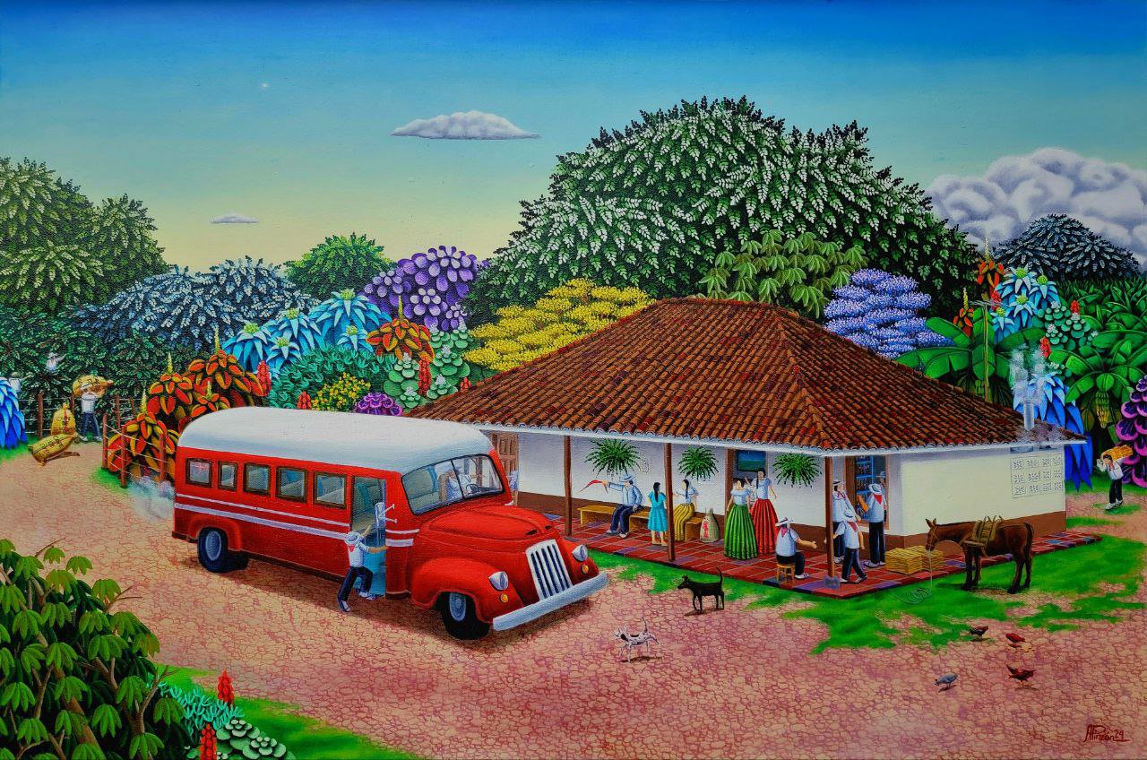 RED BUS II | helloart