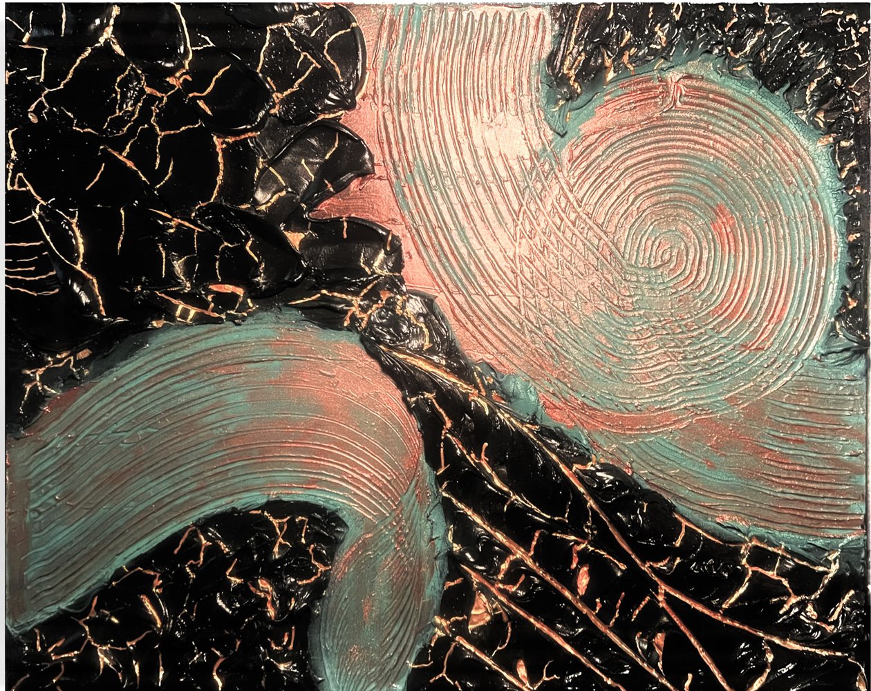 Kintsug series: proper copper 2 of 3 | helloart