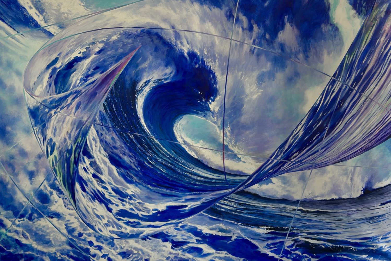 Ultramarine Wave | helloart
