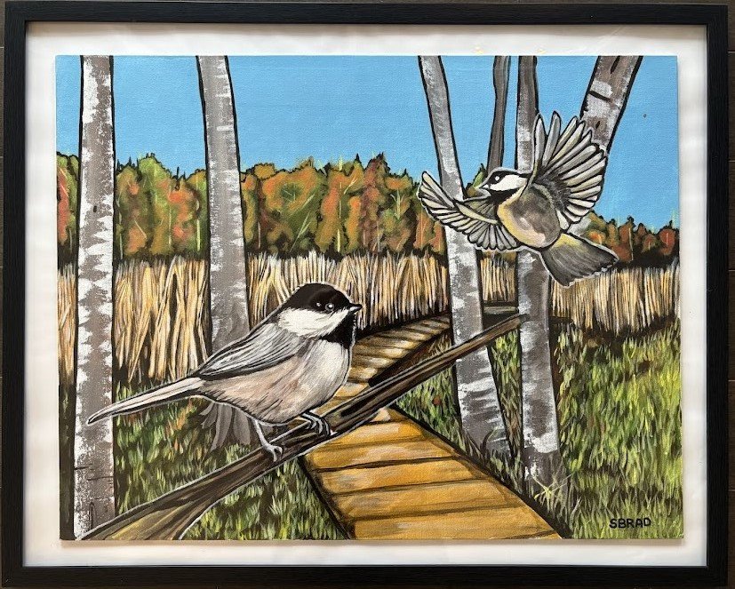 Chickadees at Jack Pine Trail | helloart