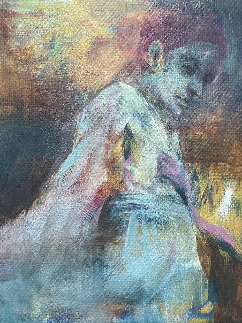 Sky Blue Hanbok | helloart