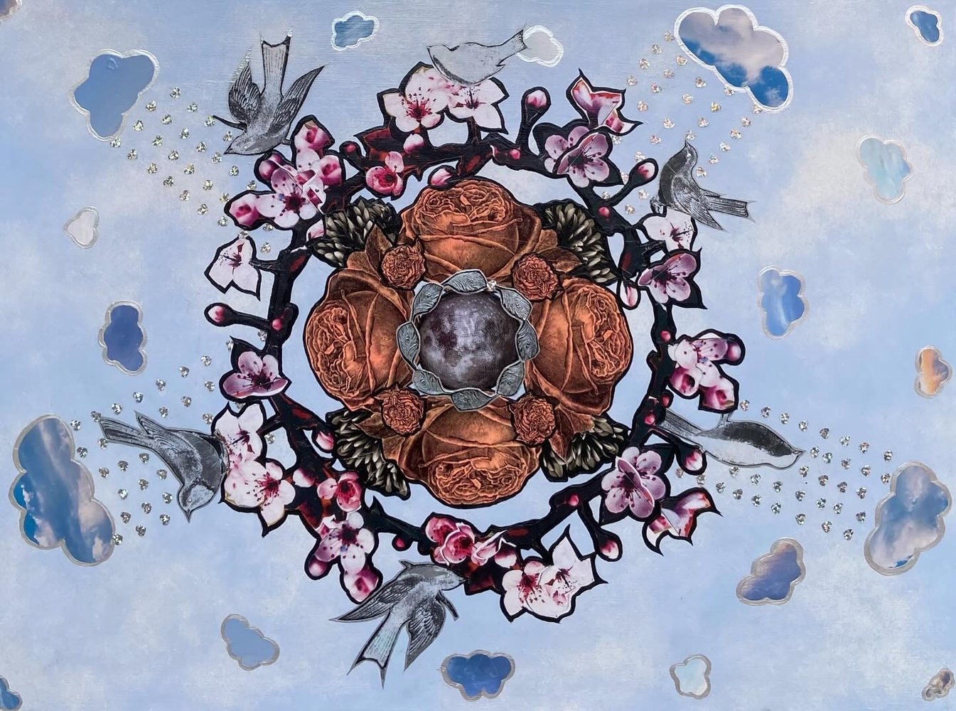 Sous La Pluie, Les Fleurs | helloart