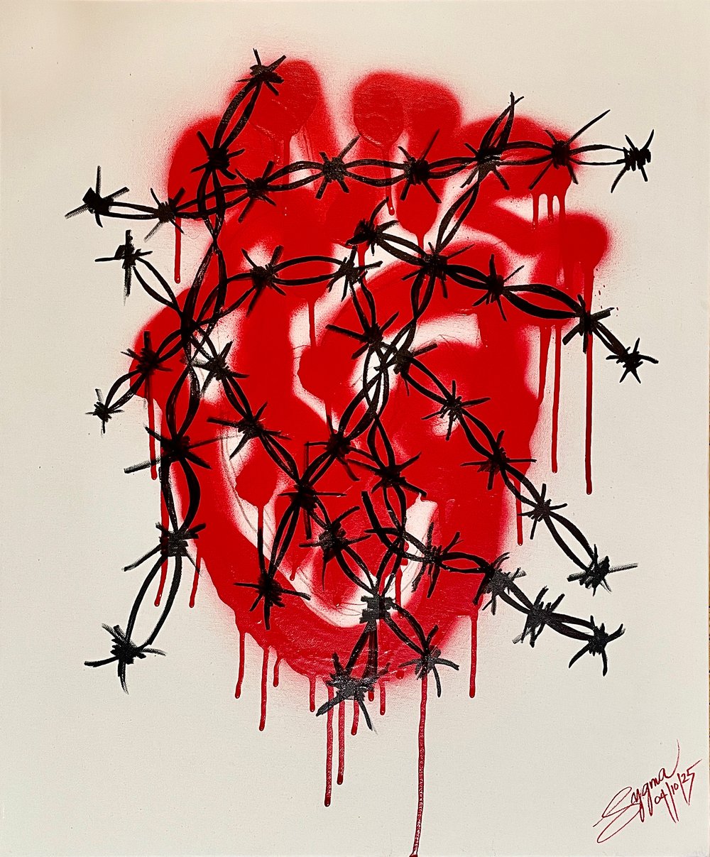 Barbed Wire Heart | helloart