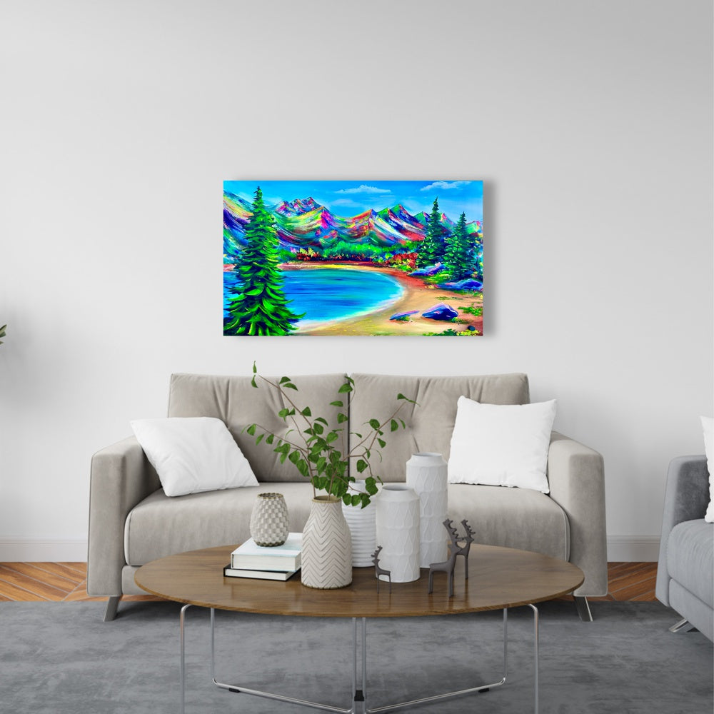 Rainbow Mountains | helloart