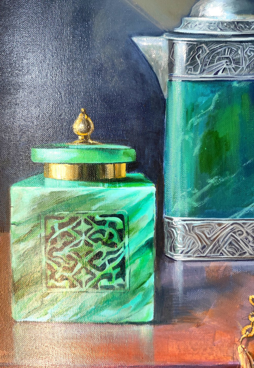 Apples and jade | helloart