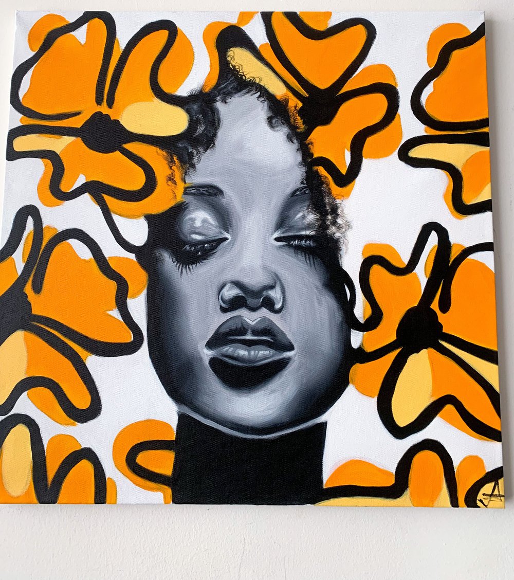 “The gardener nurtures and the flower blooms” Original | helloart