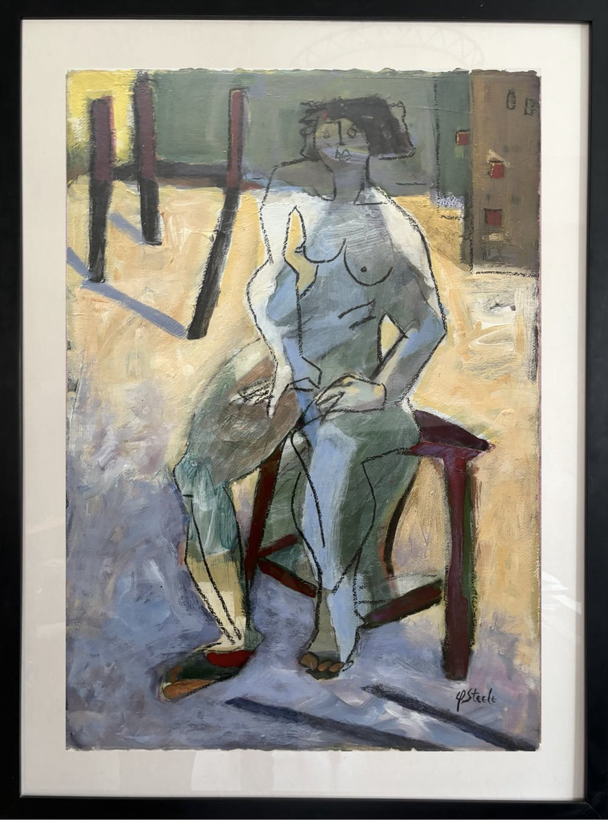 Seated Nude #2 | helloart