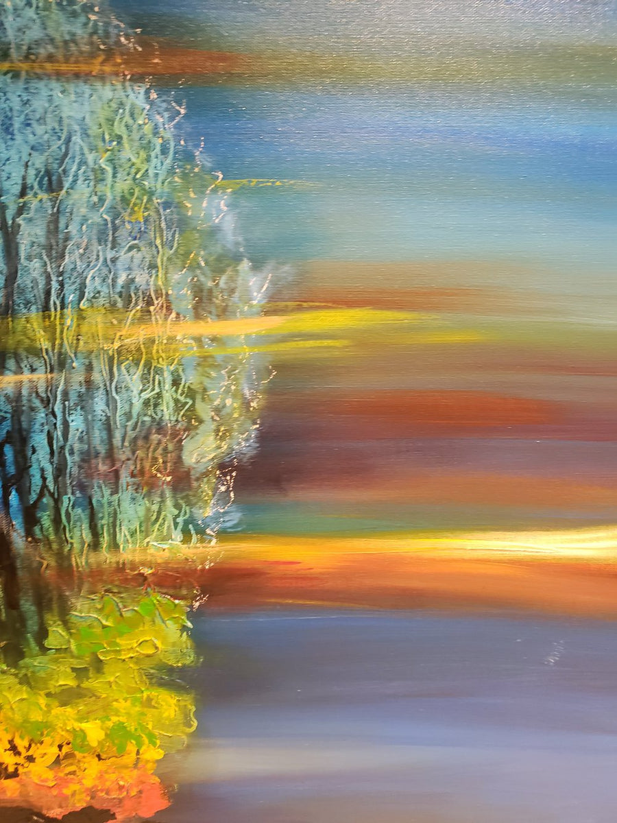 Sunrise in forest | helloart