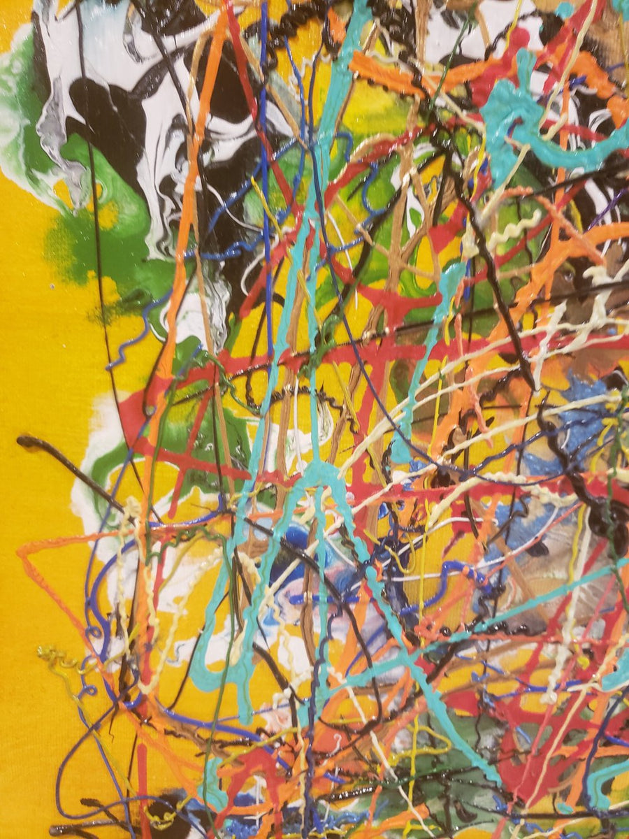 Yellow infinity, | helloart