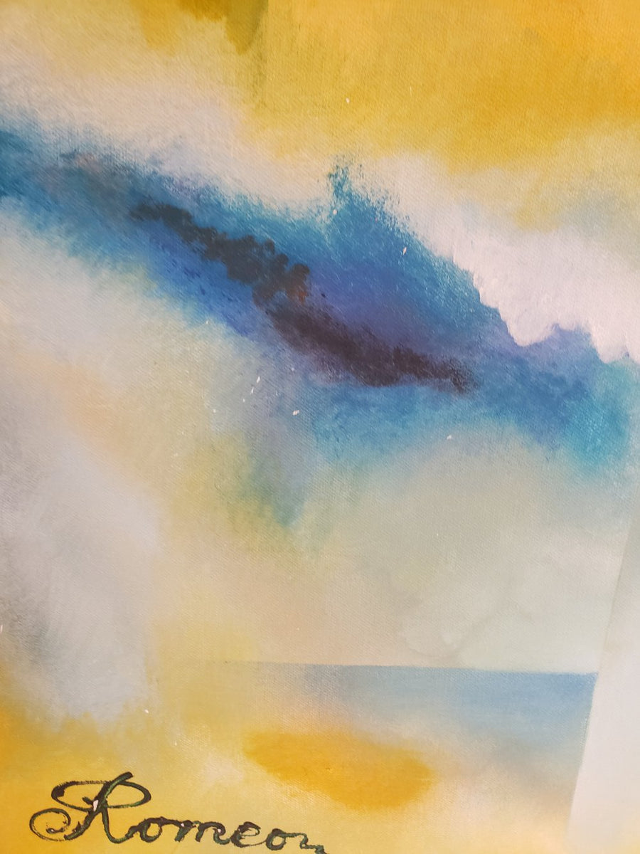 The blue river | helloart