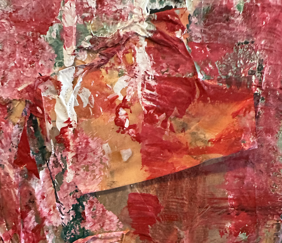 Red Mystical Forest | helloart