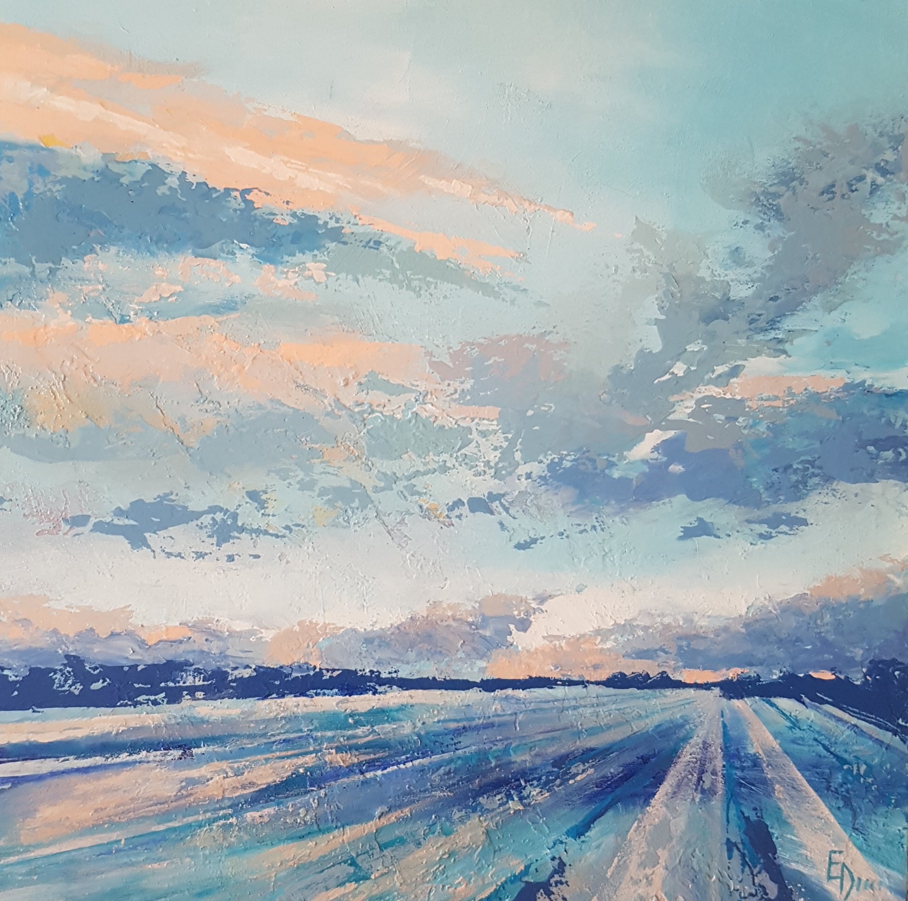 Empty Morning Road | helloart