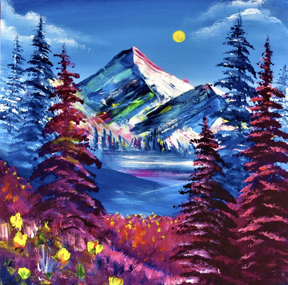 Hiking in the Mountains | helloart