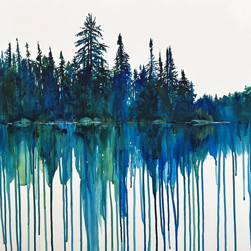 The Big Island on Rain Lake | helloart