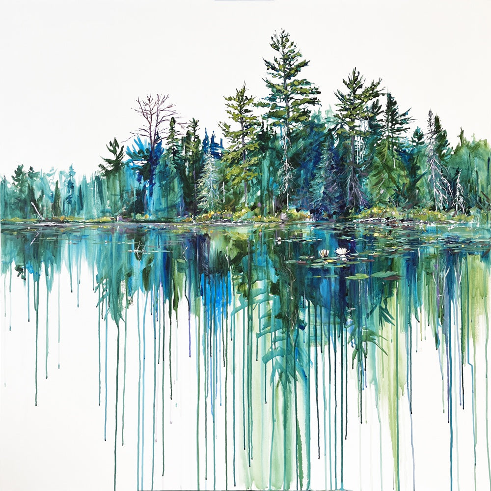 Lilypads on McCraney Lake | helloart