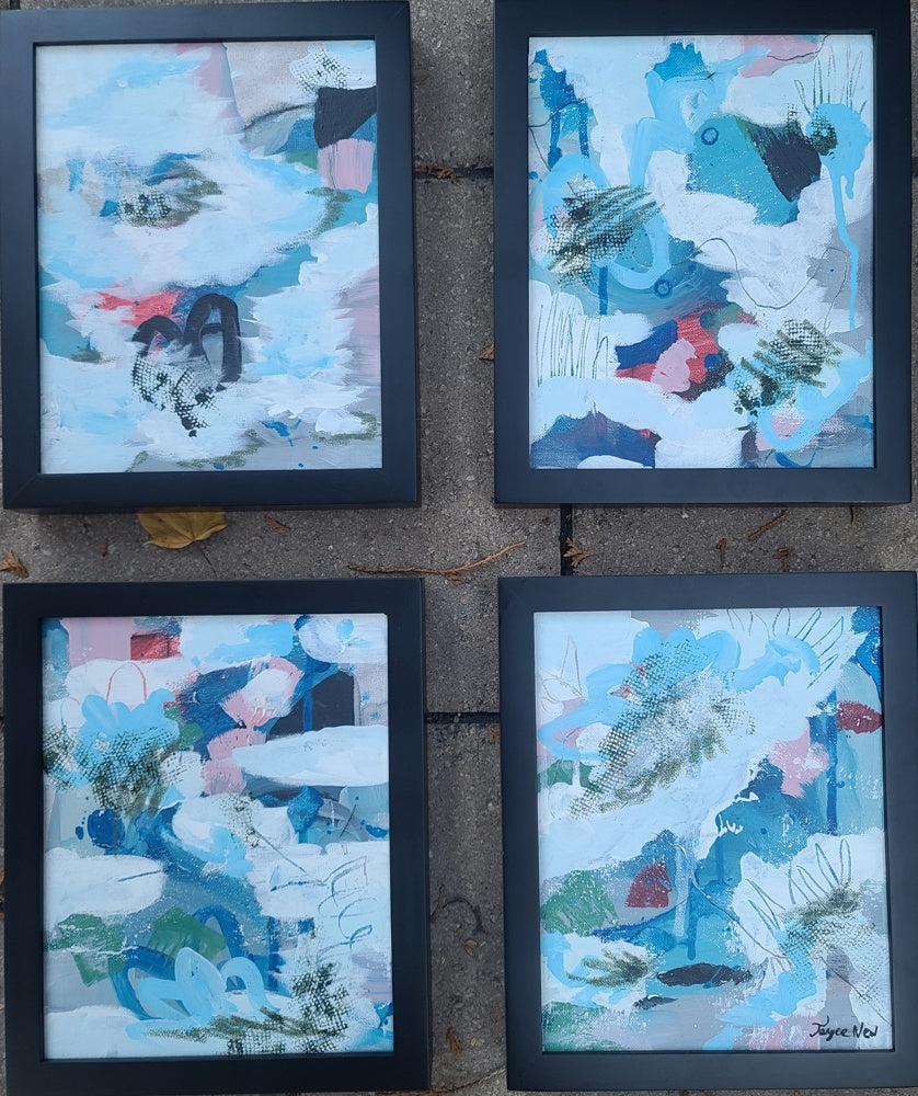 Oceans Deep (4 pieces) | helloart