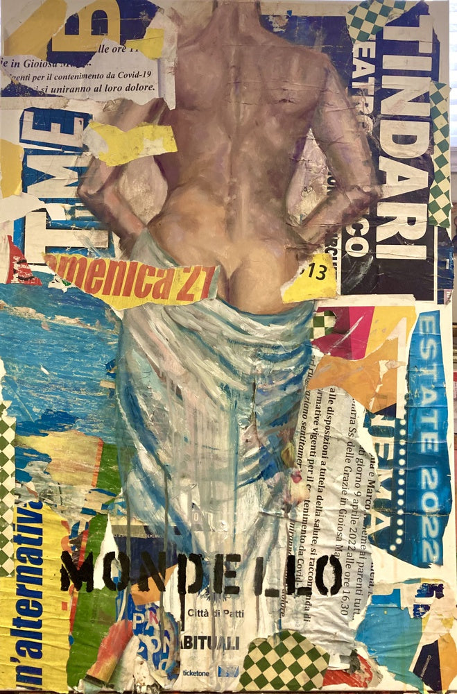 Swimming in Mondello Beach | helloart