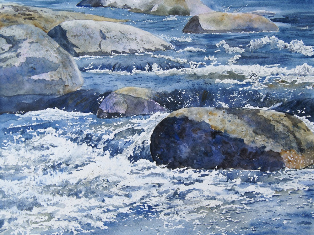 Flowing from High Peaks | helloart