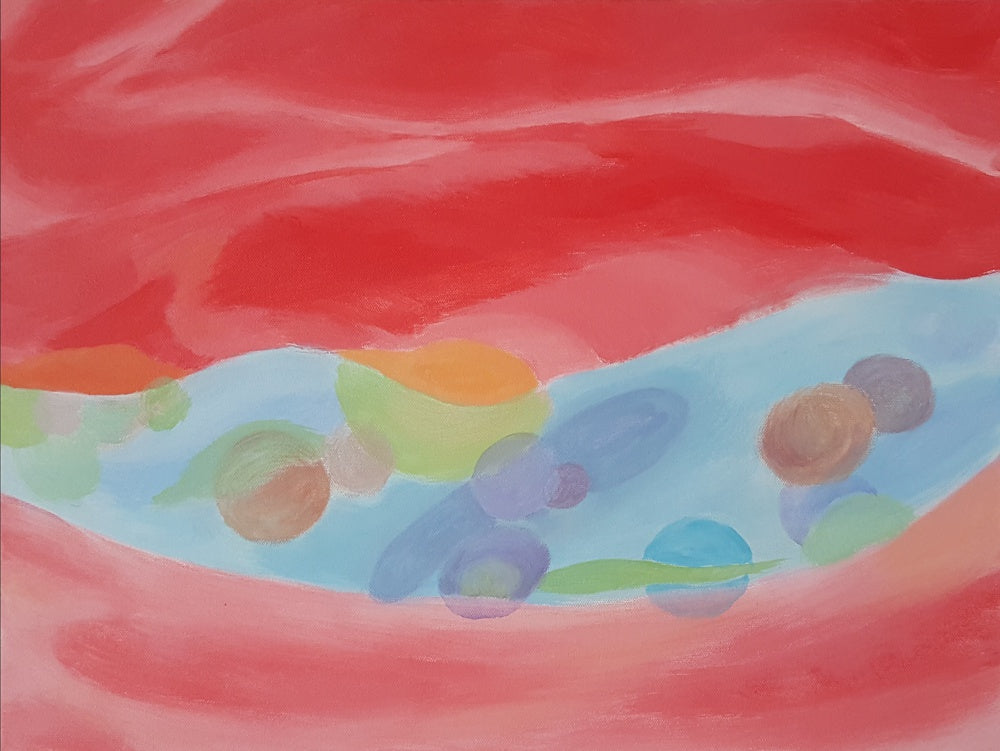 Red (Fire Cloud I) | helloart